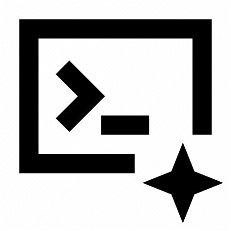 Code Generator Coding Assistant Terminal Prompter Command Icon