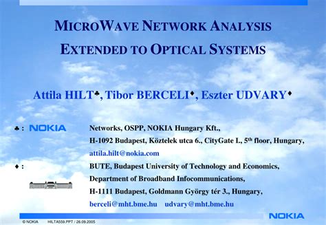 Pdf Microwave Network Analysis Extended To Optical Systems