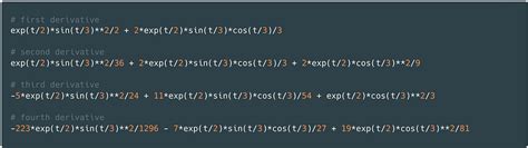 analytical differentiation using sympy in python in plain english