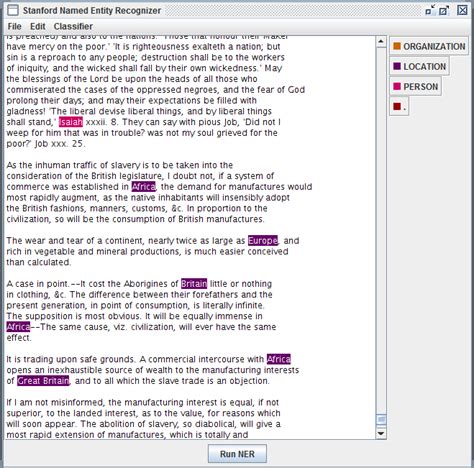 Natural Language Processing Stanfords Named Entity Recognizer Vivero Fellows Bootcamp