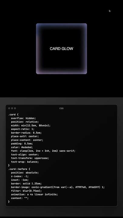 Card Css Animation Webleb Code Coding Developer Frontend Html Javascript Youtube