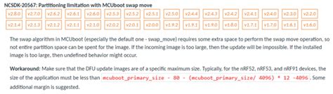 Fixing The Known Issue Partitioning Limitation With Mcuboot Swap Move Nordic Qanda Nordic