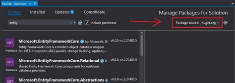 Asp Net Mvc The Visual Studio Can T Find Entity Framework Stack Overflow