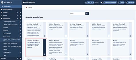 Explore The Core Newsflash Module The Joomla Community Magazine