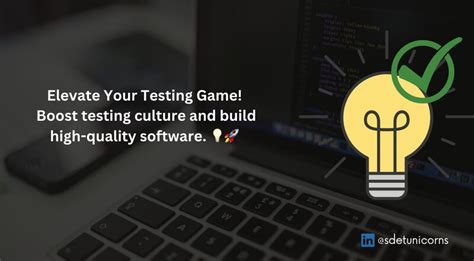 Sdet Unicorns On Linkedin Testingculture Qualitysoftware Devprocess Softwaretesting