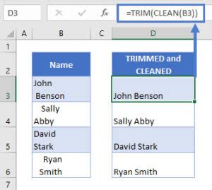 Remove Extra Trailing And Leading Spaces Excel Google Sheets Automate Excel