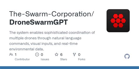 GitHub The Swarm Corporation DroneSwarmGPT The System Enables Sophisticated Coordination Of