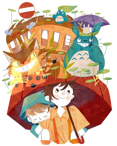 🌱 Totoro Fan Art 🌱 I Wanted To Thank You Guys Again For The Huge Support It Means A Lot 🤍😭🌱 R