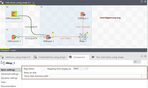 Talend TMap Joins
