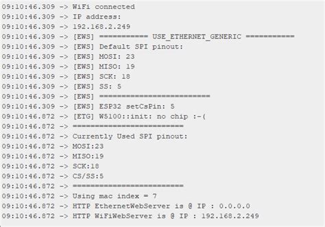 ethernetwebserver ethernet connection issue general guidance
