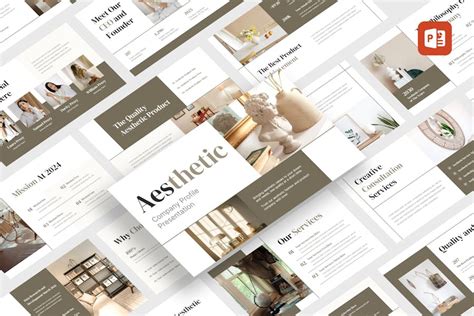 Эстетический профиль компании Powerpoint Шаблоны презентаций Включая эстетический и профиль