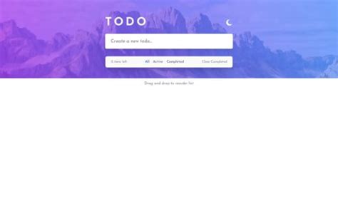 Frontend Mentor Todo App Made With React And Tailwind Coding