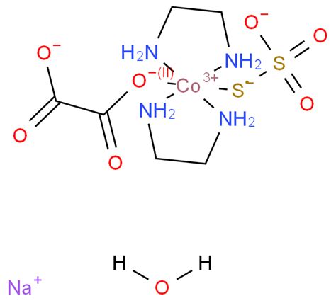Sodium Trans Thiosulfato Oxalato Bis Ethylenediamine Cobaltate Iii Tetrahydrate Na[trans [ En