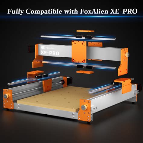 Cnc Router Machine Xe Pro With Xy Linear Rails Upgrade Kit Foxalien