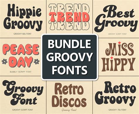 Groovy Font Groovy Retro Font Groovy Script Font Groovy 70s Font Groovy 60s Font Groovy Alphabet
