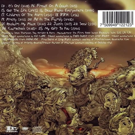 Follow The Leader Korn Album Cover Japan