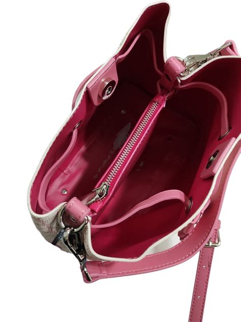 ΓΥΝΑΙΚΕΙΑ ΤΣΑΝΤΑ ΩΜΟΥ ΔΙΧΡΩΜΗ ΛΕΥΚΟ ΡΟΖ Etsantaki Gr