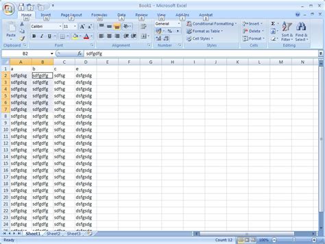 Excel 2007 Strange Problem Office Software
