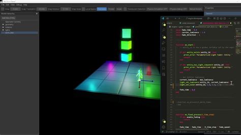 Custom Game Engine Lua Scripting Autocomplete And Code Highlighting