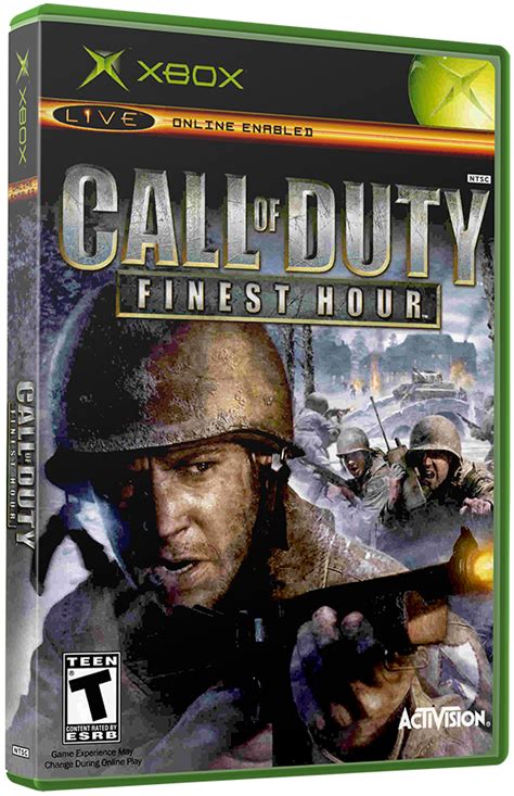 Call Of Duty Finest Hour Xbox Clássico Retro Games Best