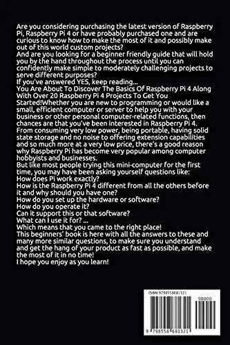 Libro Raspberry Pi 4 Programming Made Simple For Beginners Cuotas Sin Interés