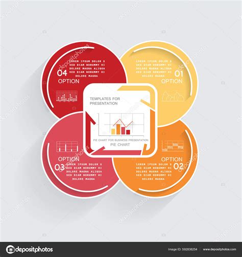 Pie Chart Business Data Visualization Steps Stock Vector Image By Mechik