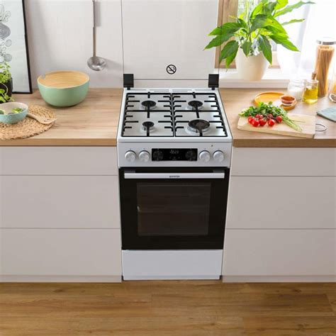 Плита комбинированная GK5C41WH белый Gorenje - Кухонные плиты купить в ...
