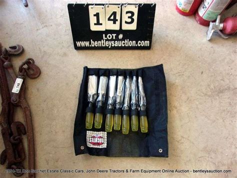 YELLOW HANDLED WOOD CHISEL SET Bentley Associates LLC