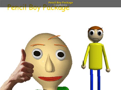 Pencil Boy Package Modding Tool For Baldis Basics Baldi Modding Tools