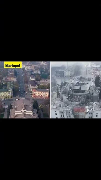 Mariupol Ukraine Drone Footage Before And After The Invasion