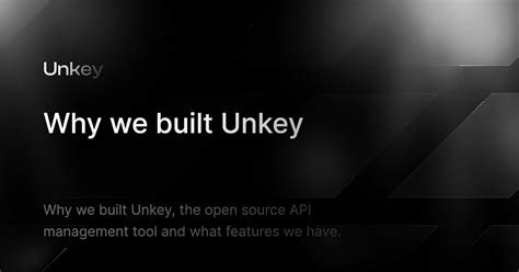 About Unkey