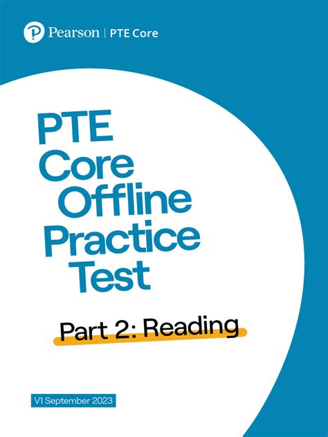 Pte Core Offline Practice Test Reading Pdf Multiple Choice Question