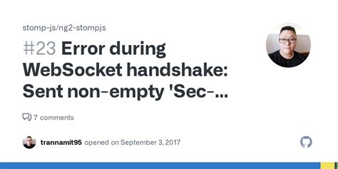 Error During Websocket Handshake Sent Non Empty Sec Websocket Protocol Header But No Response