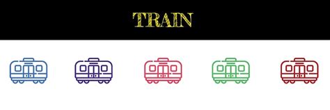 트레인 벡터 아이콘 벡터 Eps 10 일러스트 스타일 객차에 대한 스톡 벡터 아트 및 기타 이미지 객차 교통수단 기관차 Istock