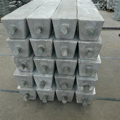 Cathodic Protection Aluminum Zinc Magnesium Sacrificial Anode For
