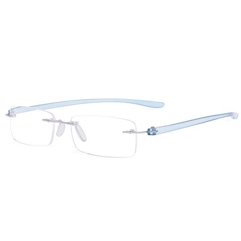 Reading Glasses Rimless Classic Rectangle Women Men