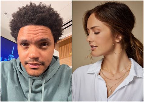 Old Flames Burn Brighter Trevor Noah And Ex Minka Kelly Go Walkies
