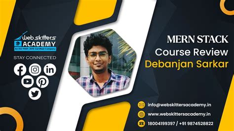 Mern Stack Development Course Review Webskitters Academy Debanjan