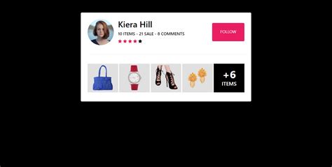 Tailwind Css User Profile With Tags And Buttons Example