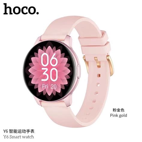 Hoco Y6 Smart Watch รุ่นใหม่ล่าสุด สีหวานๆ แท้100 Shopee Thailand
