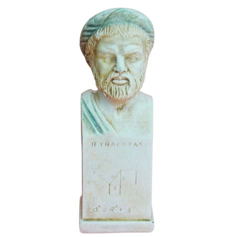 Pythagoras Small Bust Mathematician Philosopher Pythagorean Theore