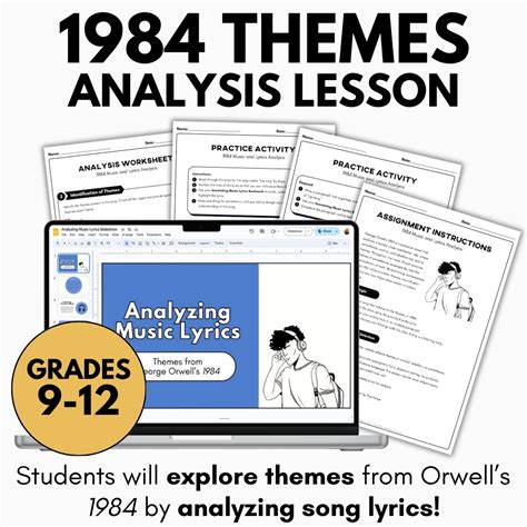 1984 Themes Song Lyric Analysis Lesson And Activity