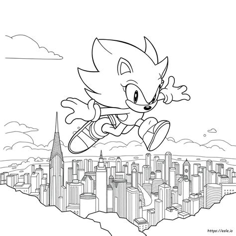 Silver The Hedgehog Coloring Pages To Print