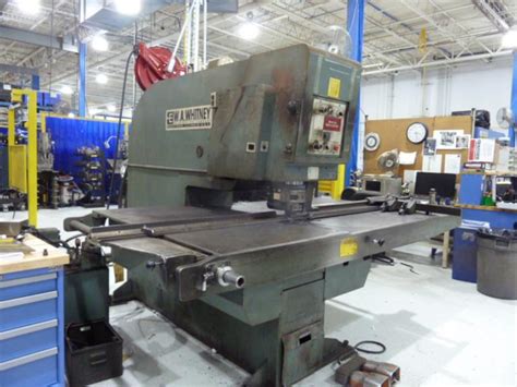 Machines Used Wa Whitney Model 652 Single Station Hydraulic Punch