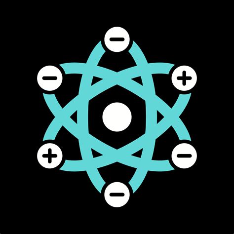 Atom Structure Vector Icon 17474393 Vector Art At Vecteezy