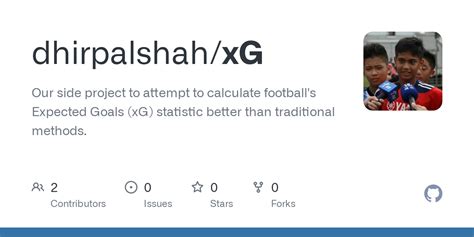 Github Dhirpalshahxg Our Side Project To Attempt To Calculate Footballs Expected Goals Xg