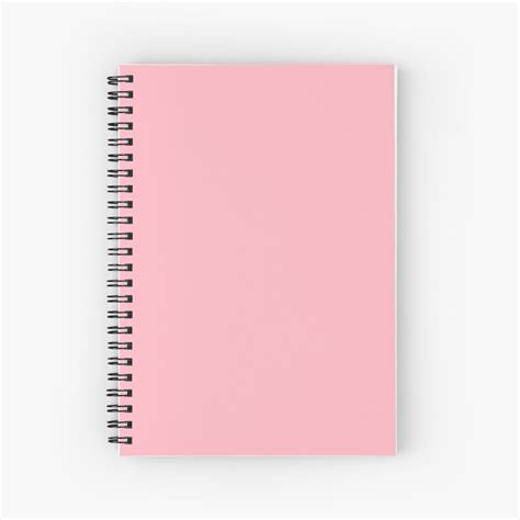 Pink Spiral Notebook By Sevenelev Redbubble