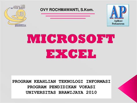 ppt microsoft excel powerpoint presentation free download id 2068761