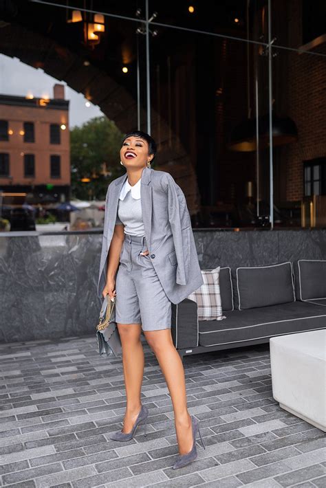 How To Style Shorts Suit To The Office Jadore Fashion