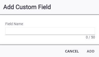 Add Or Edit A Numeric Custom Field
